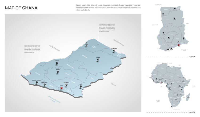 Ghana Map Vector Images (over 1,500)