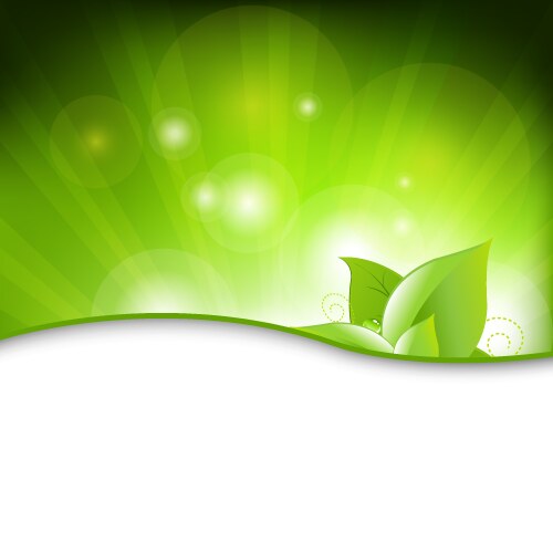 Colorful eco background Royalty Free Vector Image