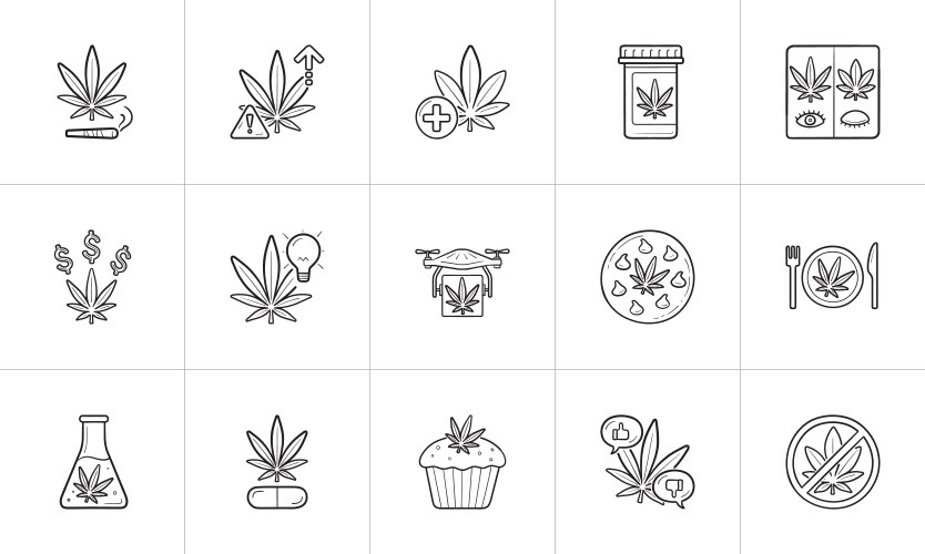 Marijuana Leaf Outline Vector Images (over 10,000)