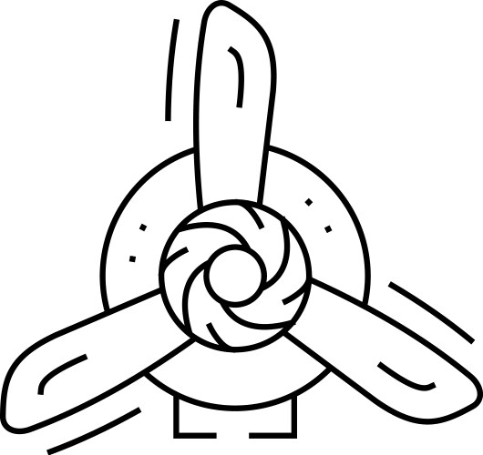 Plane Propeller Outline Vector Images (over 3,100)