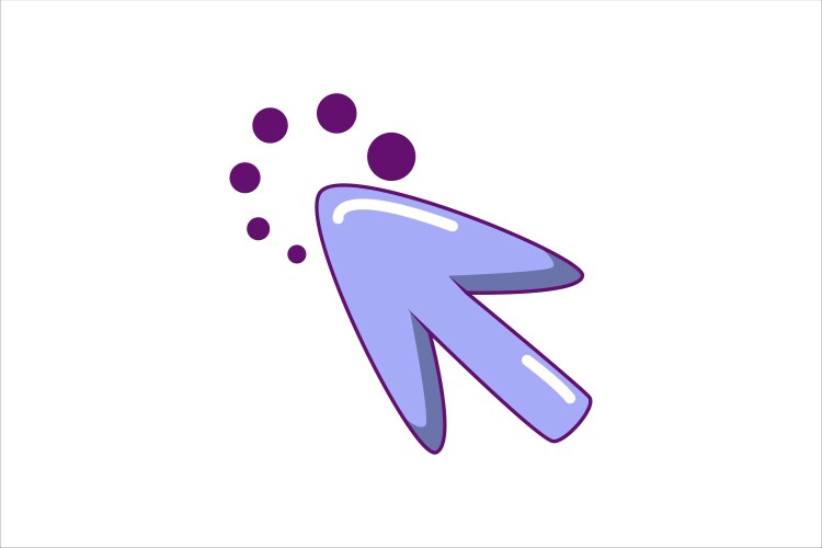 Mouse sticker Royalty Free Vector Image - VectorStock