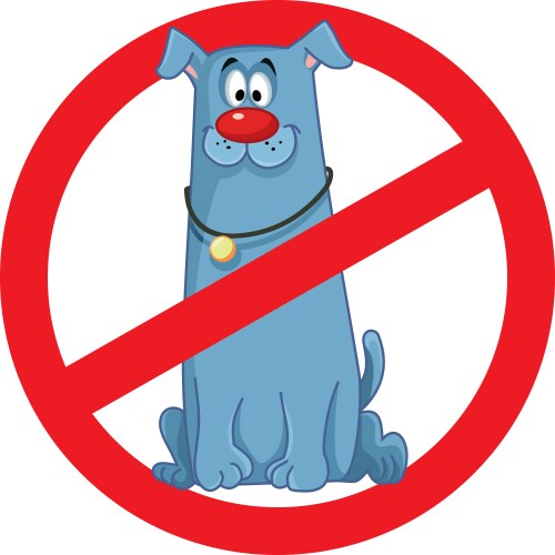 Stop running sign for children cartoon icon Vector Image