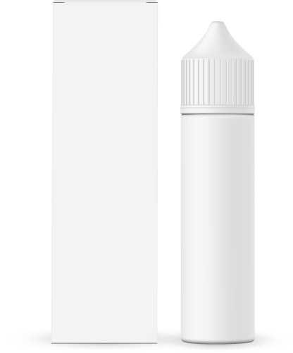 Rectangular dropper bottle paper box Royalty Free Vector