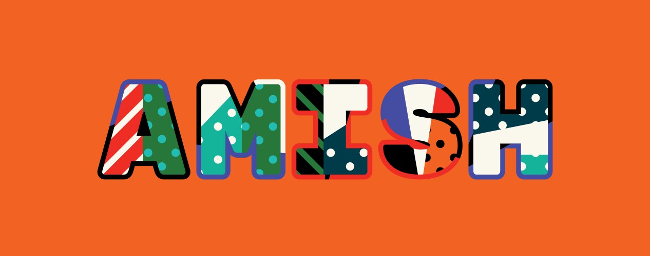 Hug word colorful typography Royalty Free Vector Image