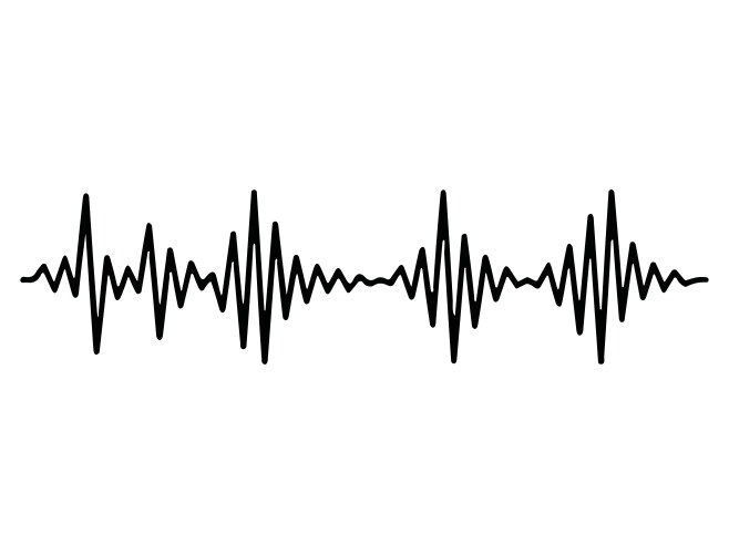 Sound wave Royalty Free Vector Image - VectorStock