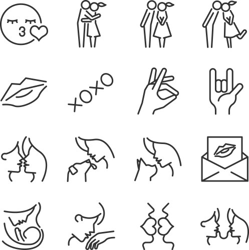 Kiss Vector Images (over 55,000)