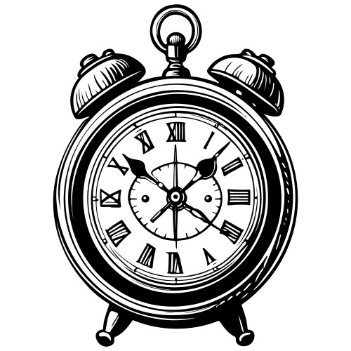 Line cartoon thumbs up monochrome outline drawing Vector Image