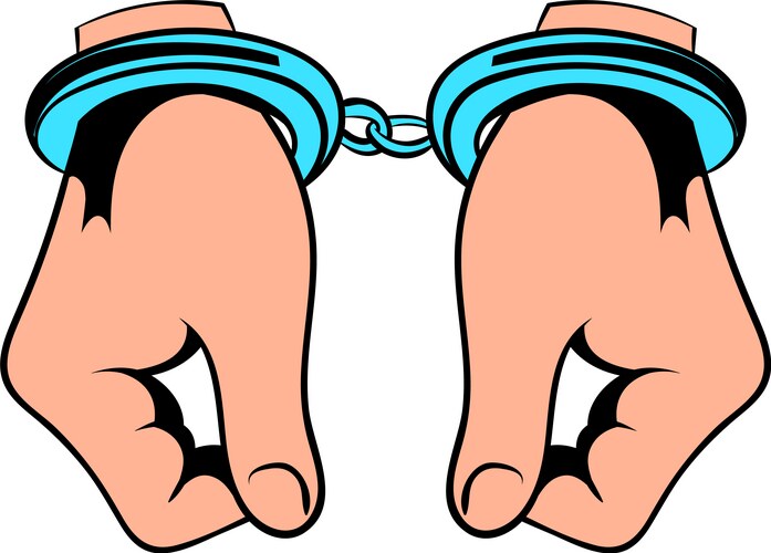 Handcuffs Cartoon Vector Images (over 2,800)