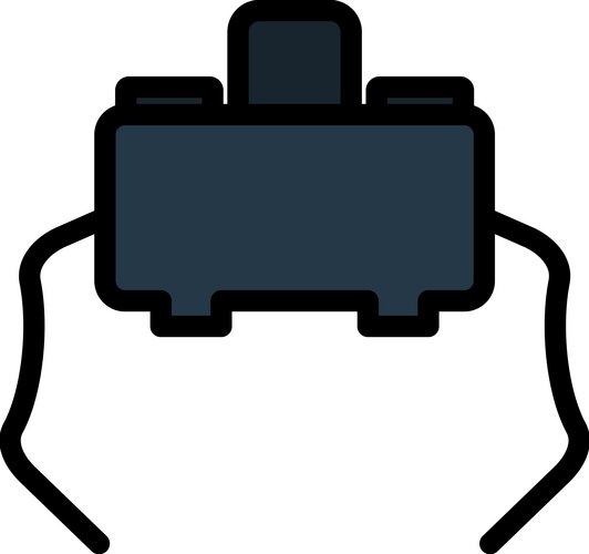 Micro button icon Royalty Free Vector Image - VectorStock