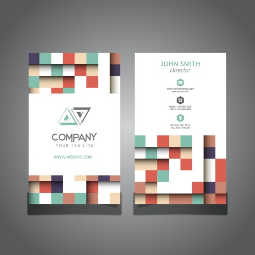 Book store set business cards Royalty Free Vector Image