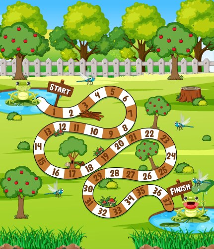 Frogs maze game Royalty Free Vector Image - VectorStock