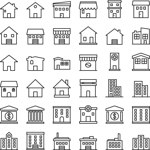 Building Outline Vector Images (over 380,000)