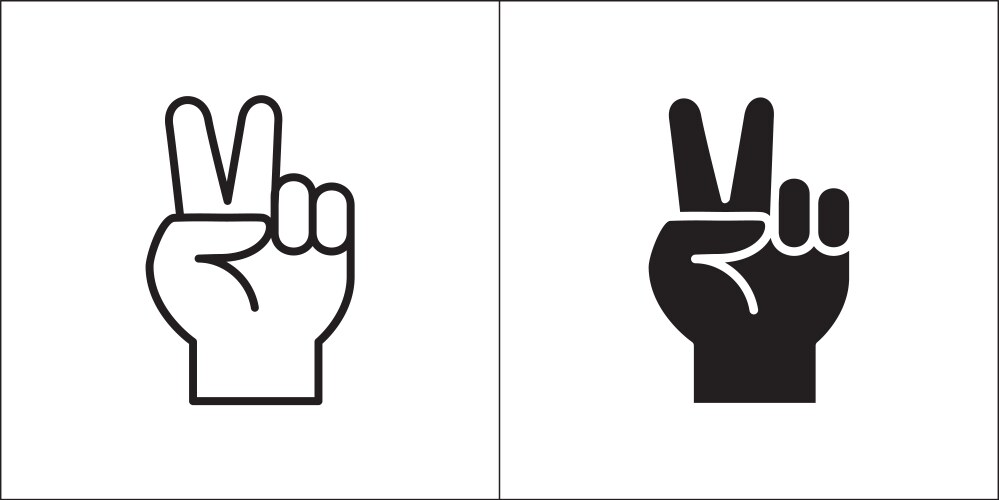 Number 2 Hand Vector Images (over 3,800)