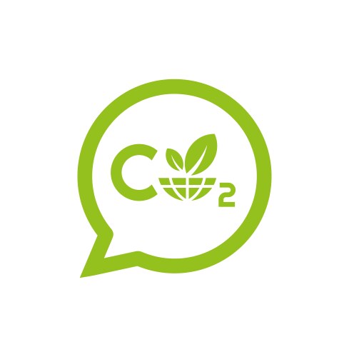 Reducing co2 emissions to stop climate change sign