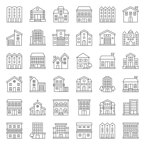 Building Outline Vector Images (over 380,000)