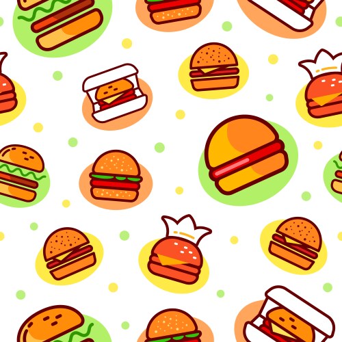 Seamless of cartoon japanese food pattern Vector Image
