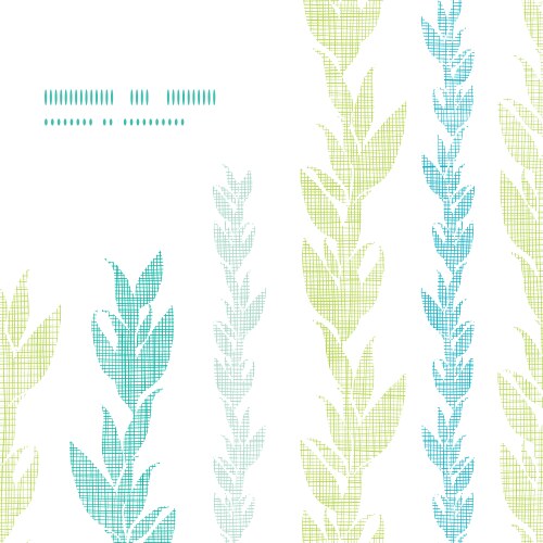 Abstract blue circles horizontal corner frame Vector Image