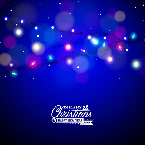 Christmas lights Vector Images & Graphics for Commercial Use | VectorStock
