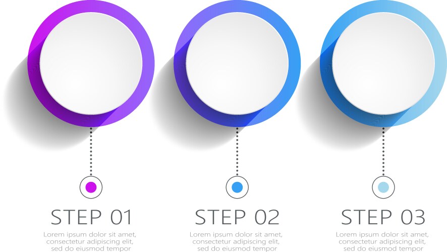 Project milestone timeline infographic template Vector Image