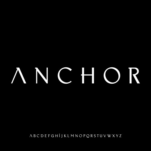 Fonttypefacealphabetscriptshadow Royalty Free Vector Image