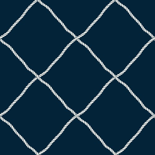 Seamless nautical rope knot pattern Royalty Free Vector
