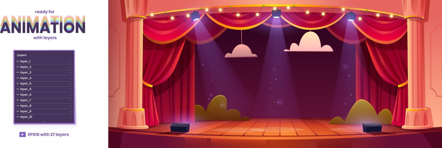 Stage Cartoon Vector Images (over 20,000)