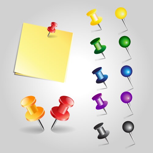 Paper Pin Vector Images (over 54,000)