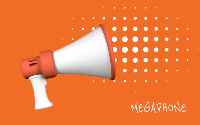 Megafon Royalty Free Vector Image - VectorStock