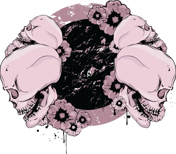 Skull Border Vector Images (over 3,300)