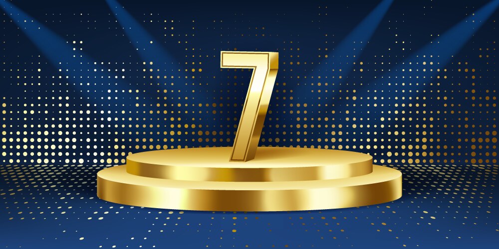 Number 7 Vector Images (over 19,000)