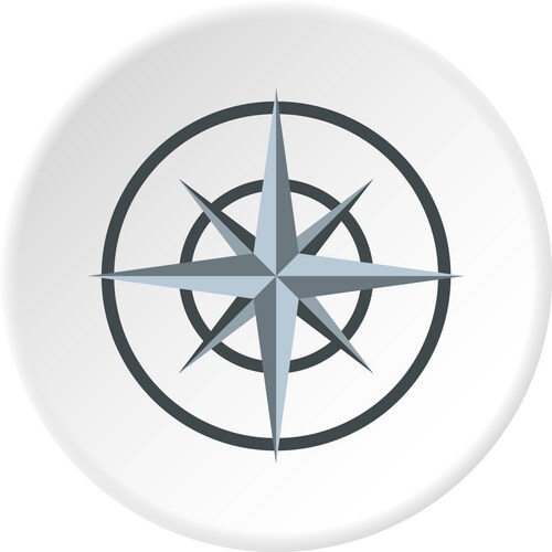 Modern Compass Logo Royalty Free Vector Image - VectorStock