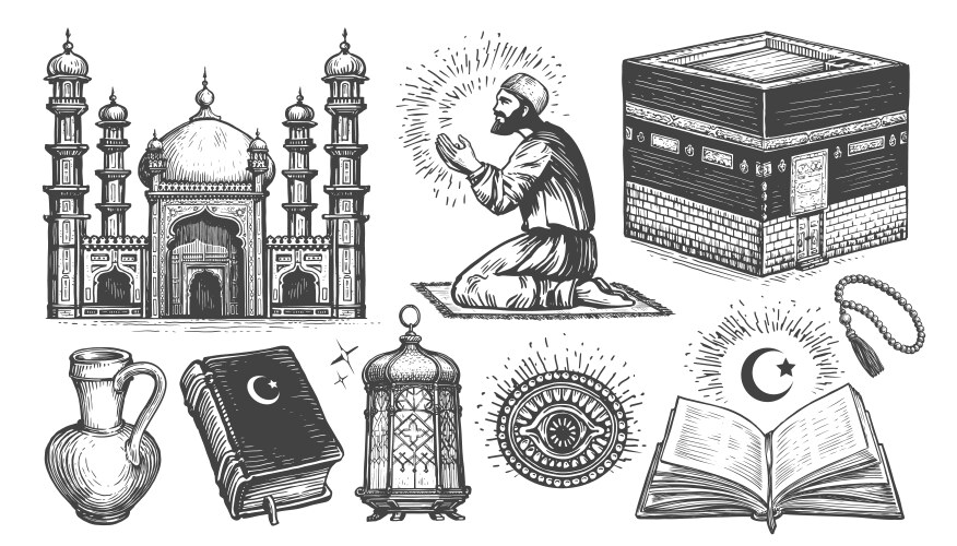Kaaba Vector Images & Graphics for Commercial Use | VectorStock