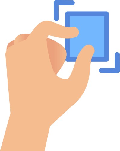 Hand showing a fig gesture cartoon Royalty Free Vector Image