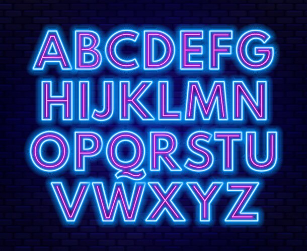 Oldskool Graffiti Alphabet – Royalty-Free Vector | VectorStock