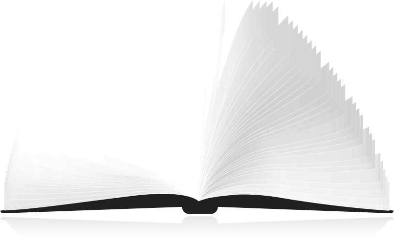 Open book with magic light Royalty Free Vector Image