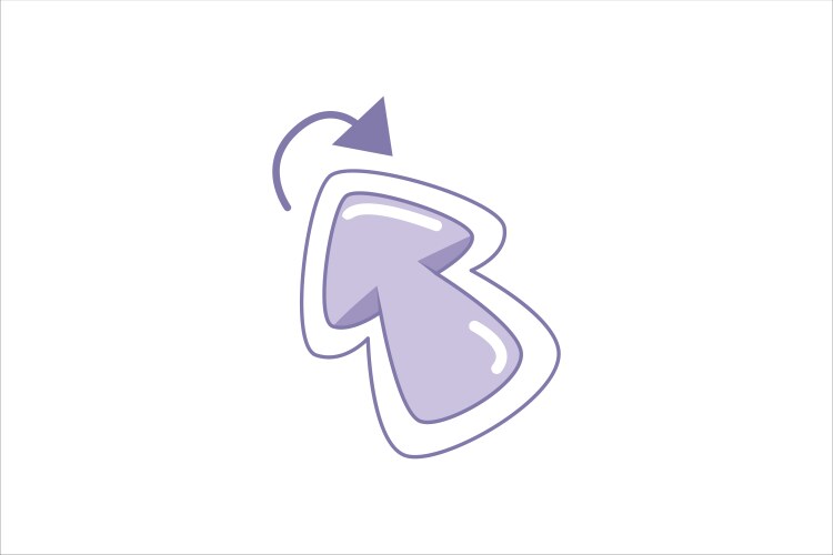 Mouse sticker Royalty Free Vector Image - VectorStock