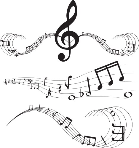Musical notes Royalty Free Vector Image - VectorStock