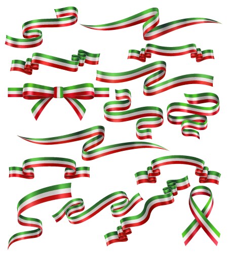 Italian Flag Ribbon Vector Images (over 1,100)