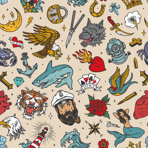 Tattoos Royalty Free Vector Image - VectorStock