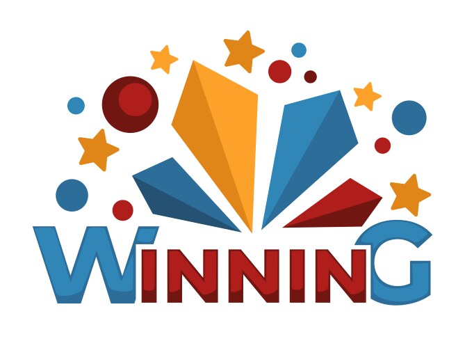 Winner sign Royalty Free Vector Image - VectorStock