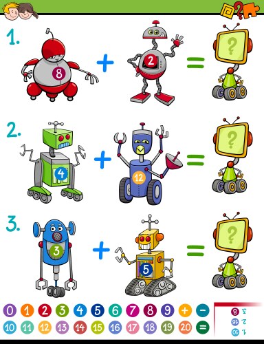 Educational children game matching for kids Vector Image