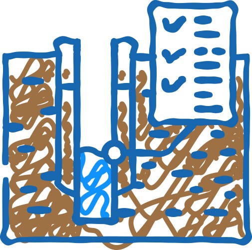 Groundwater flow hydrogeologist icon doodle Vector Image