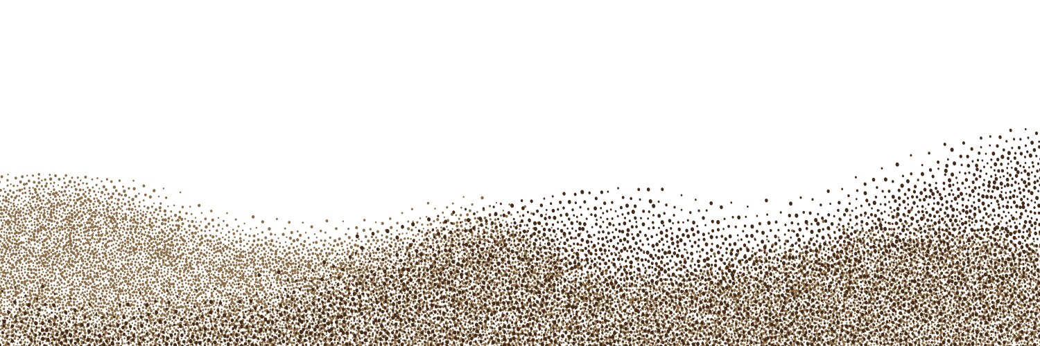 Chocolate and coffee powder scattered cocoa Vector Image