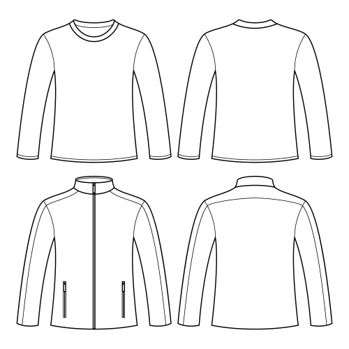 Jacket Template Vector Images (over 15,000)