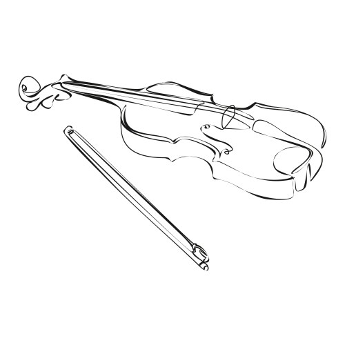 Viola Outline Drawing Vector Images (over 190)