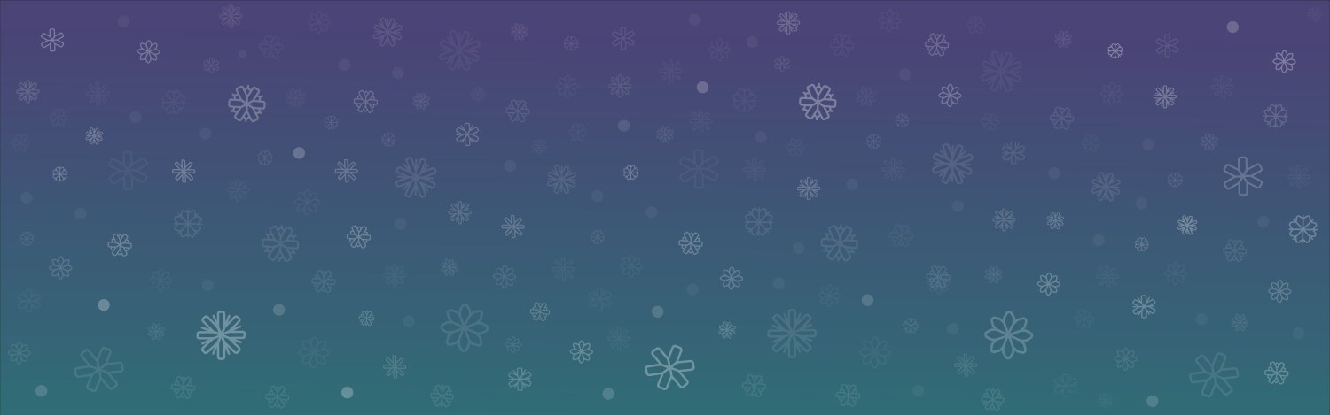 Horizontal background with snowflakes Royalty Free Vector