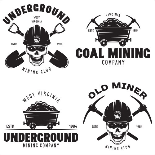 Mining industry Royalty Free Vector Image - VectorStock