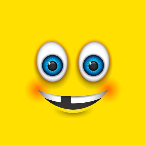 Crazy emoji character Royalty Free Vector Image Crazy emoji character Royalty Free Vector Image