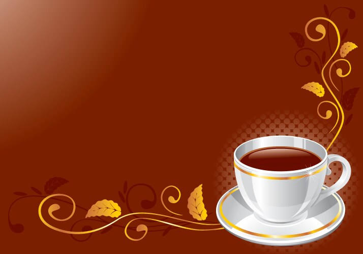 Coffee menu background Royalty Free Vector Image