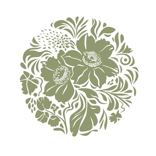 Floral Circle Vector Images (over 190,000)